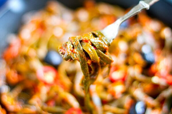 Seaweed Pasta all’Amatriciana (Low Carb & Gluten Free)