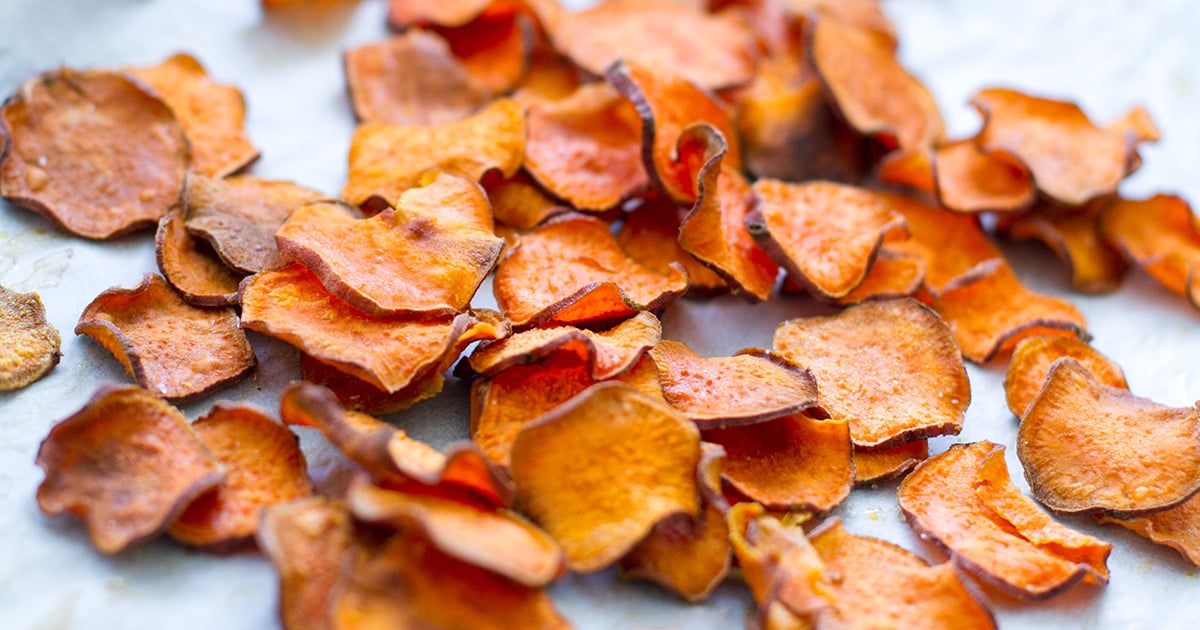 Paleo Sweet Potato Baked Chips