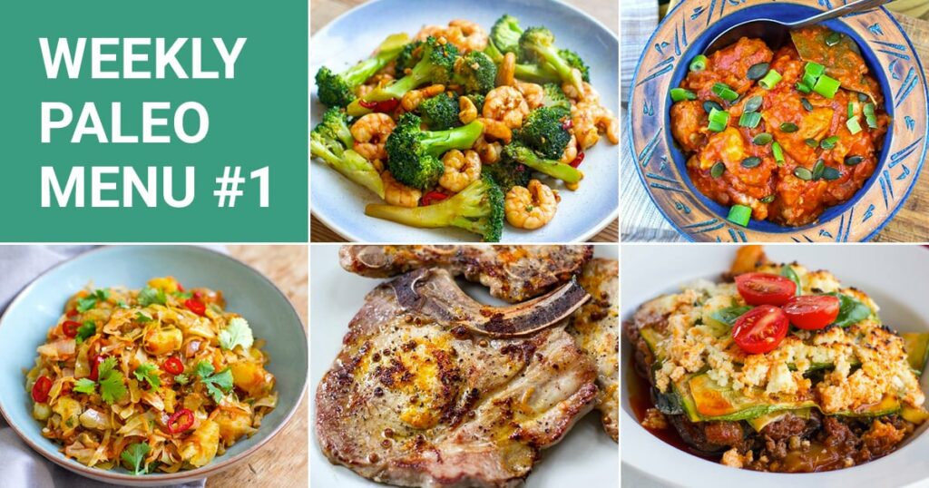 Your Weekly Paleo Menu #1