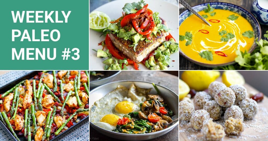Your Weekly Paleo Menu #3 (with Printable PDF) | Irena Macri