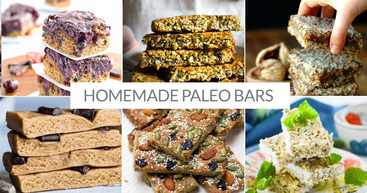 The Best Homemade Paleo Bars