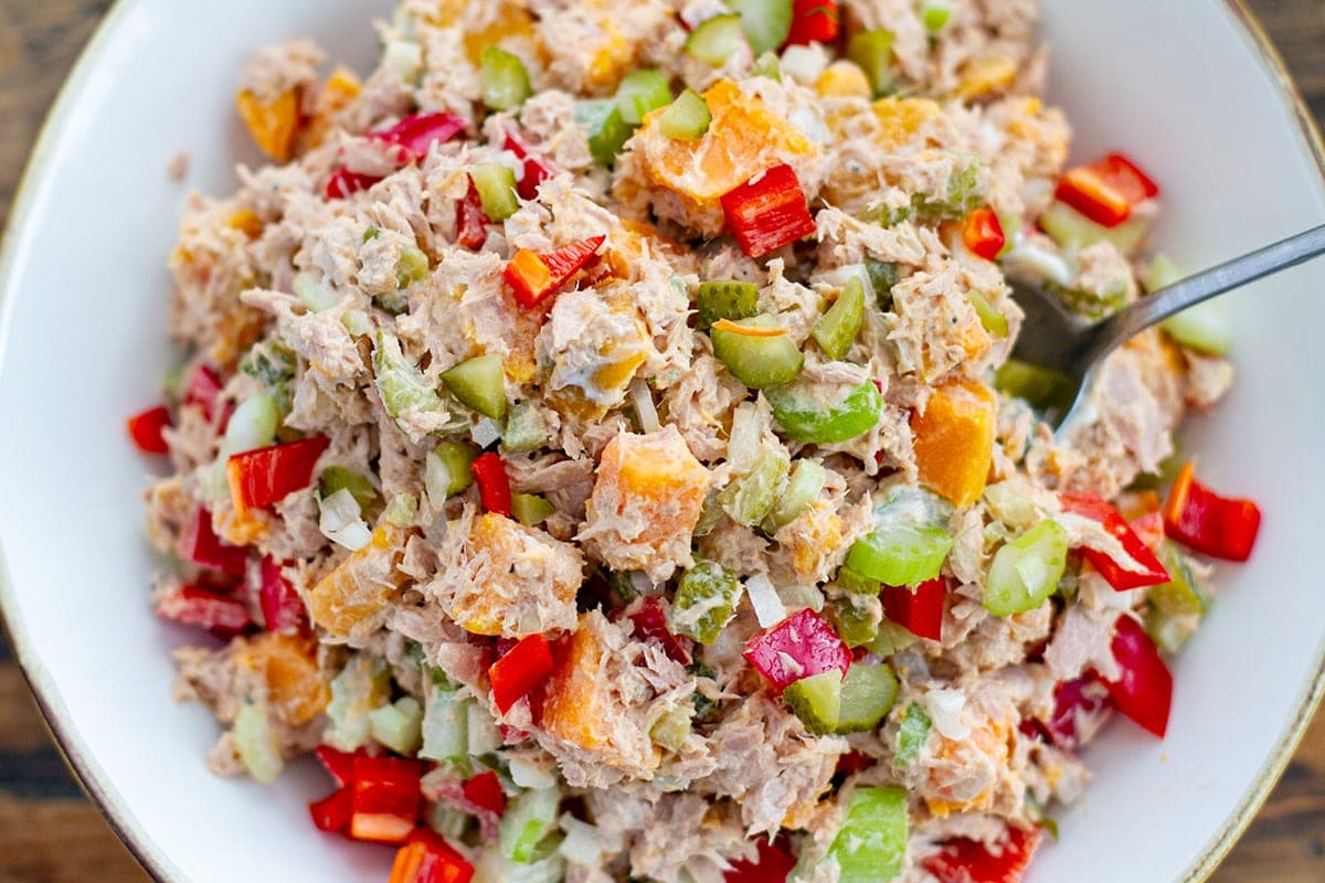 Tuna Lentil Salad (High-Protein, High-Fibre)