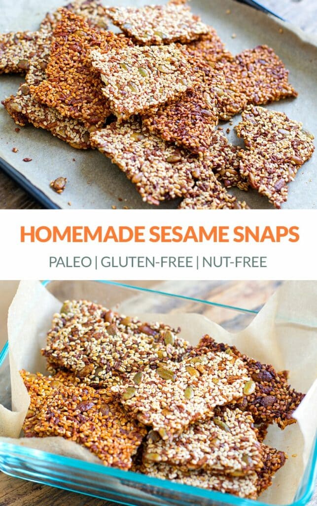 Homemade Sesame Snaps
