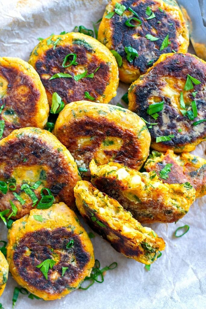 Vegetable Patties With Kale & Sweet Potatoes