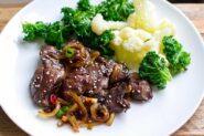 Chicken Livers & Onions (Asian-Style)