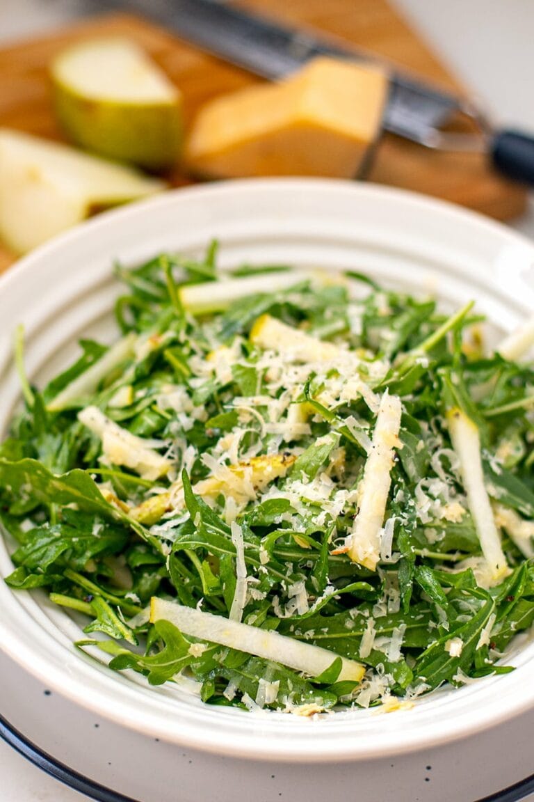 Rocket Salad With Pear & Parmesan