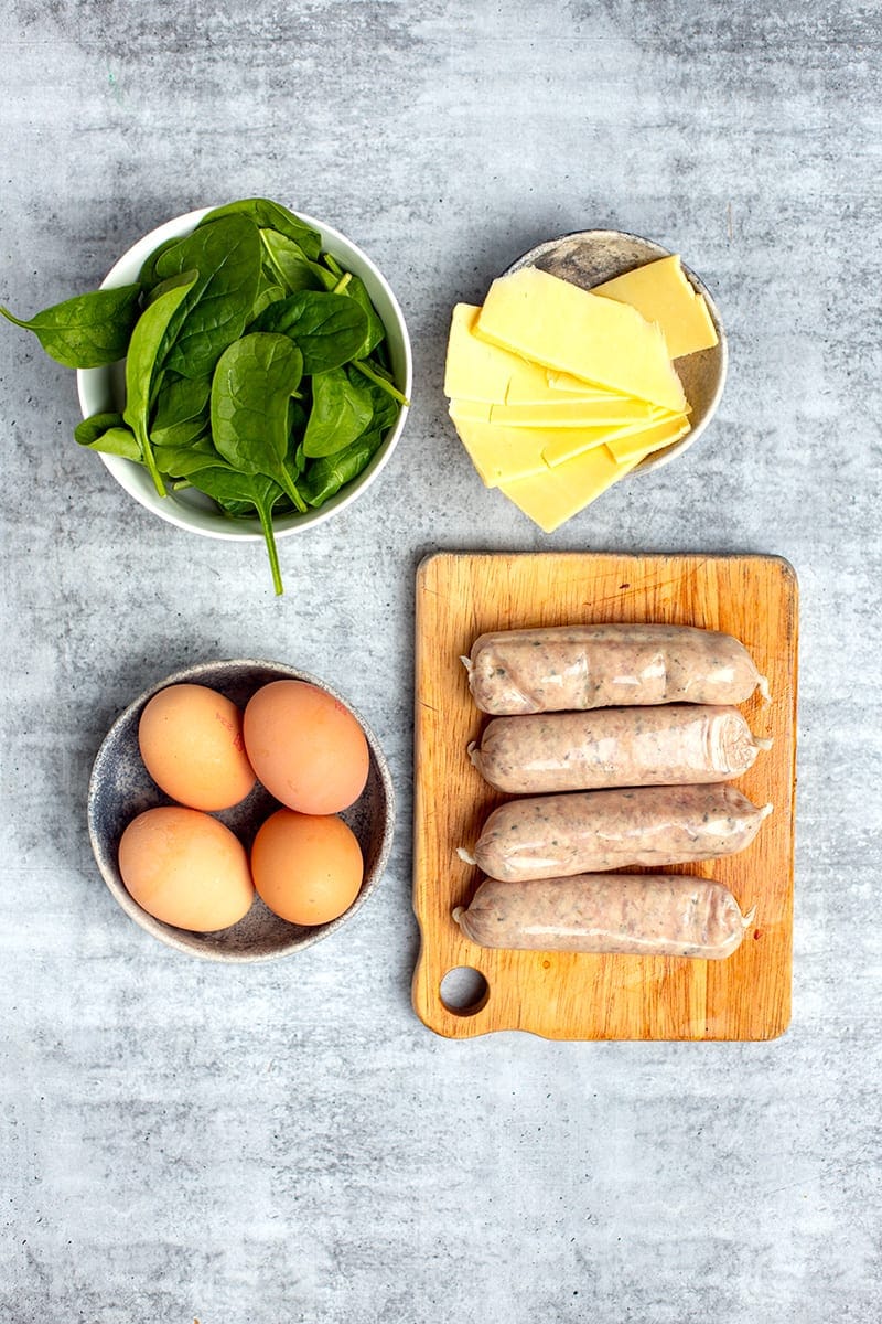 Breakfast Burger With Sausage & Egg