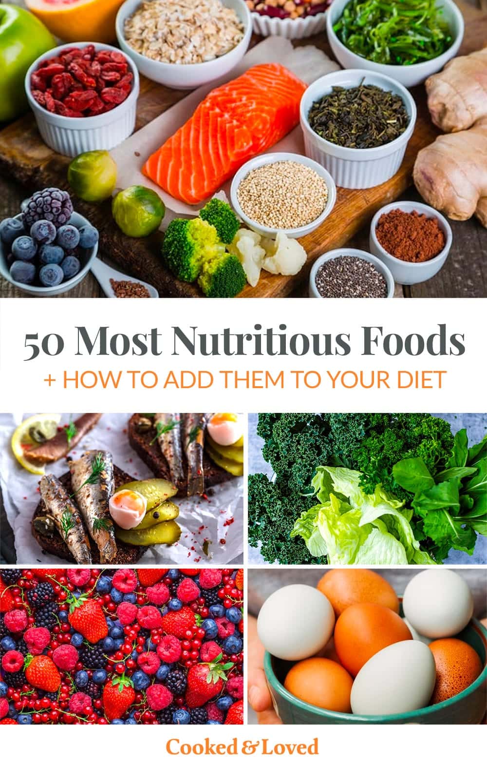 Top 50 Nutrient-Dense Foods