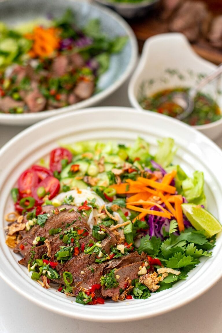 Crying Tiger Beef Noodle Salad