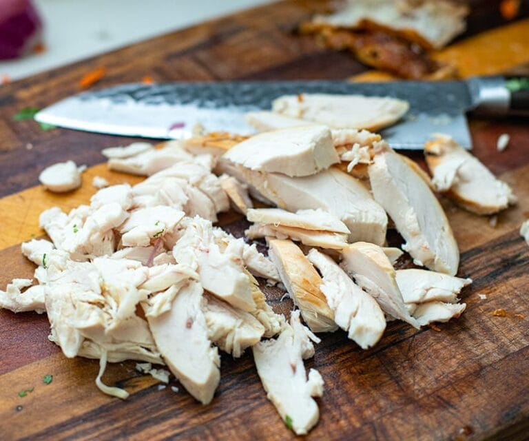 Asian Chicken Salad With Ginger Garlic Dressing