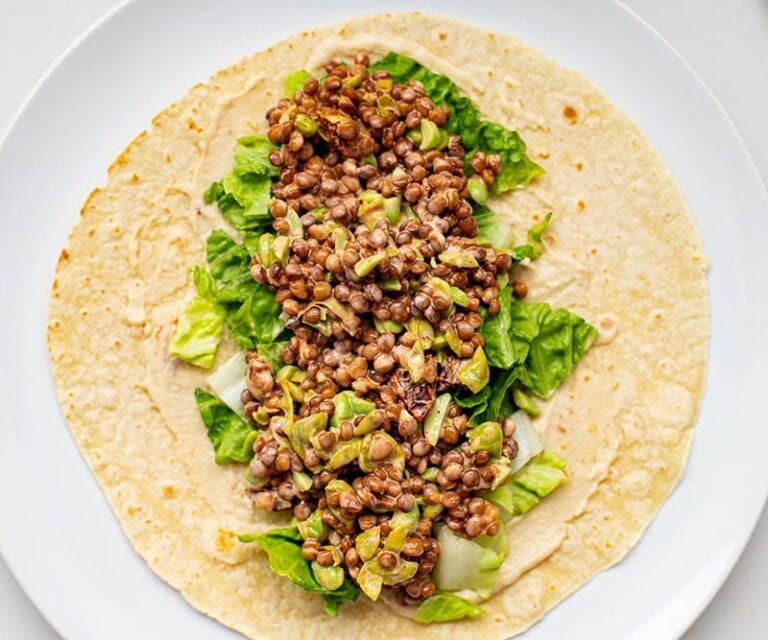 Veggie Wrap (High-Protein, Vegetarian)