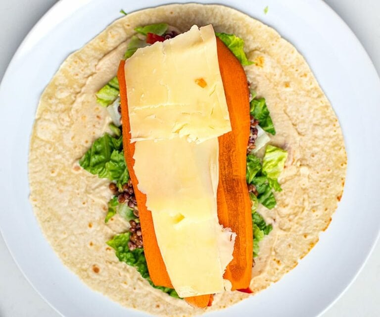 Veggie Wrap (High-Protein, Vegetarian)