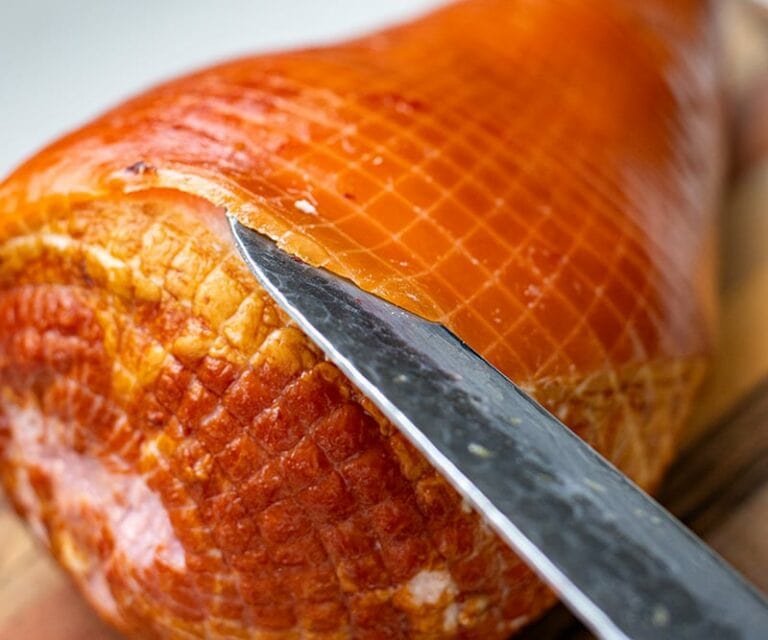 Orange Bourbon Glazed Ham