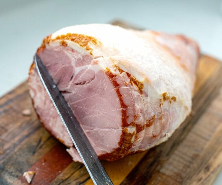 Orange Bourbon Glazed Ham
