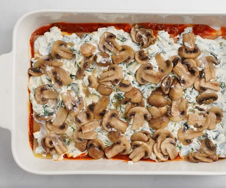 Vegetable Cottage Cheese Lasagna