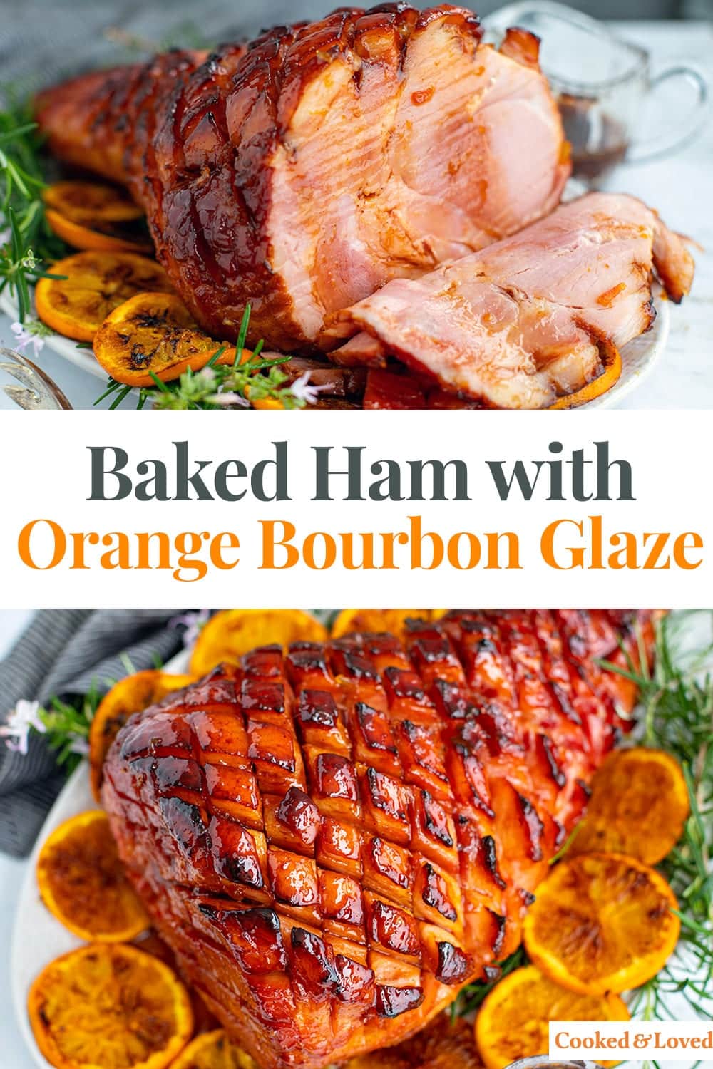 Orange Bourbon Glazed Ham - Recipe OCean