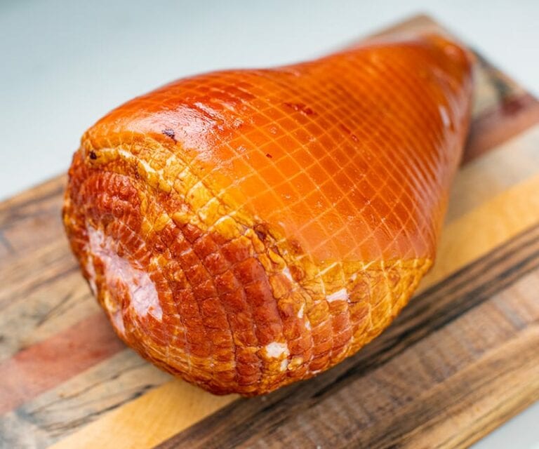 Orange Bourbon Glazed Ham