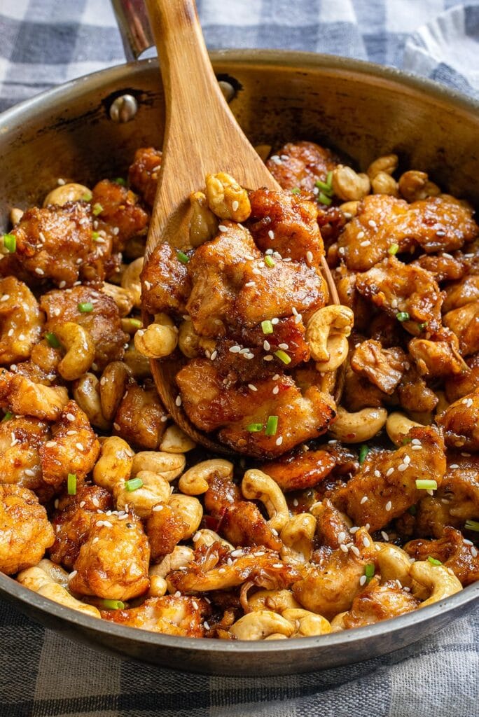 Sticky Honey Cashew Chicken