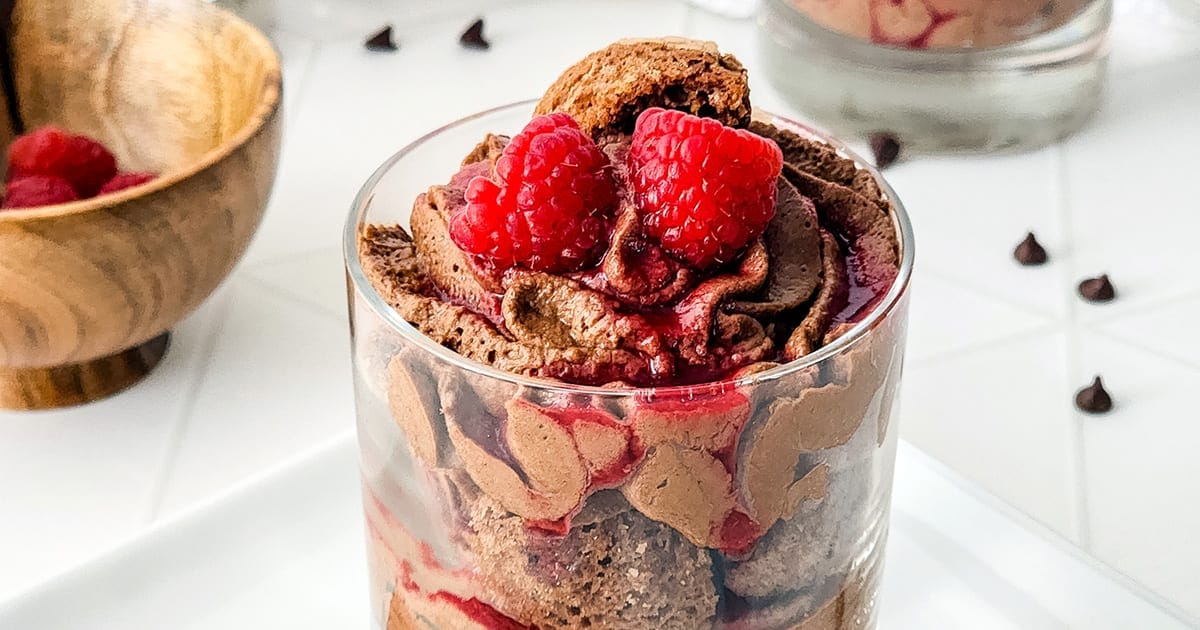 Raspberry Chocolate Parfait