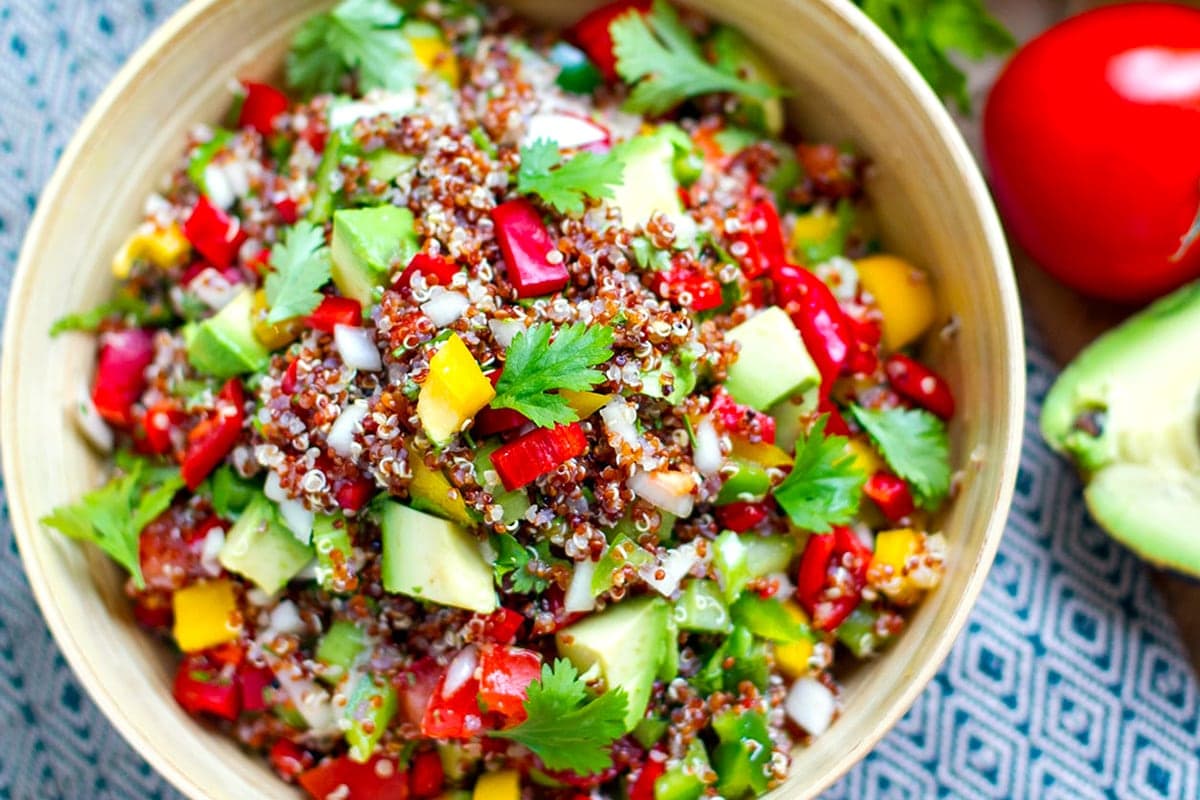 Cowboy Caviar Salad With Quinoa