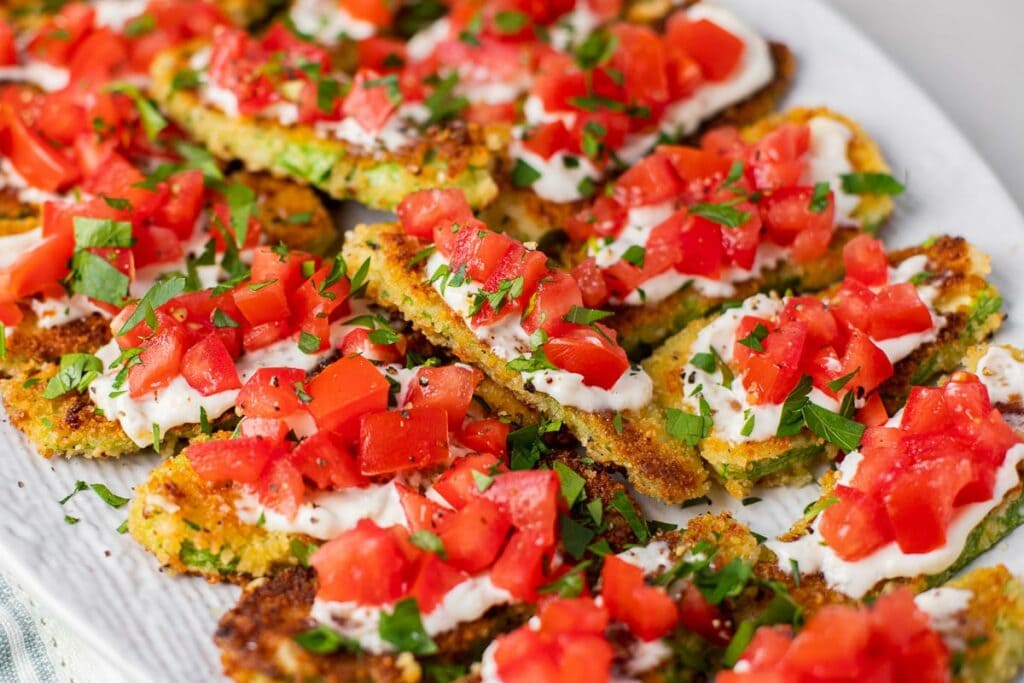 Parmesan Crusted Zucchini