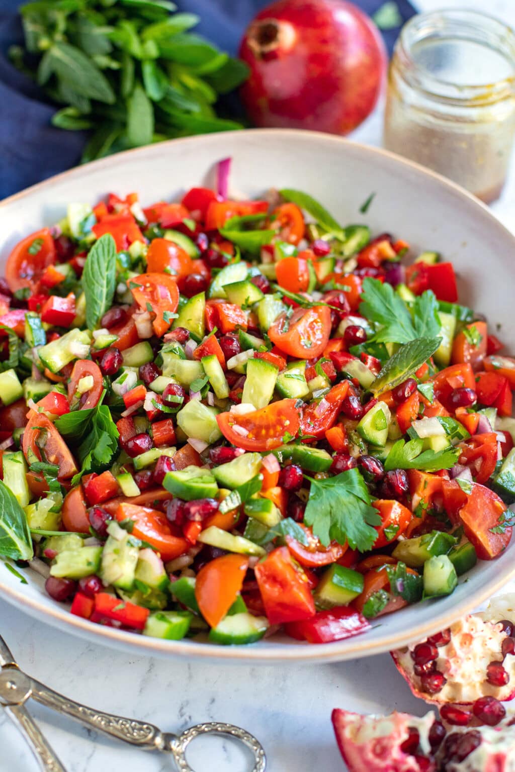 Persian Salad With Pomegranate