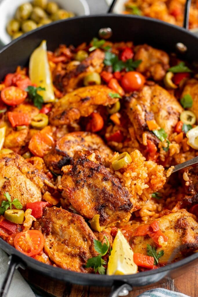 Spanish One-Pot Chicken & Rice