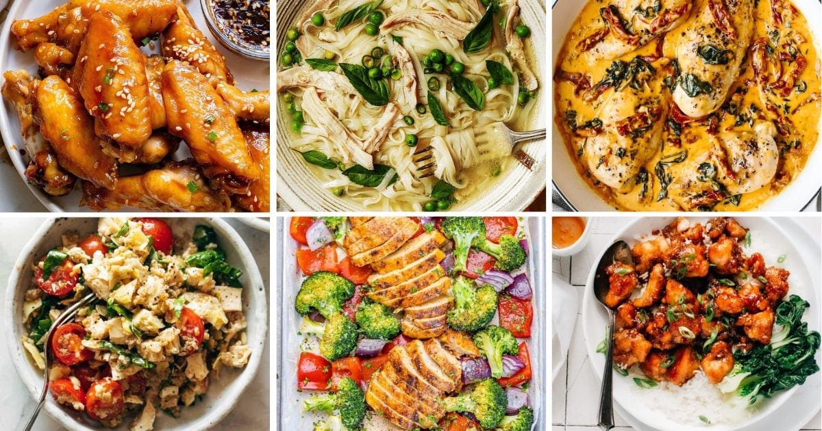 20 Easy Chicken Dinner Recipes With Few Ingredients