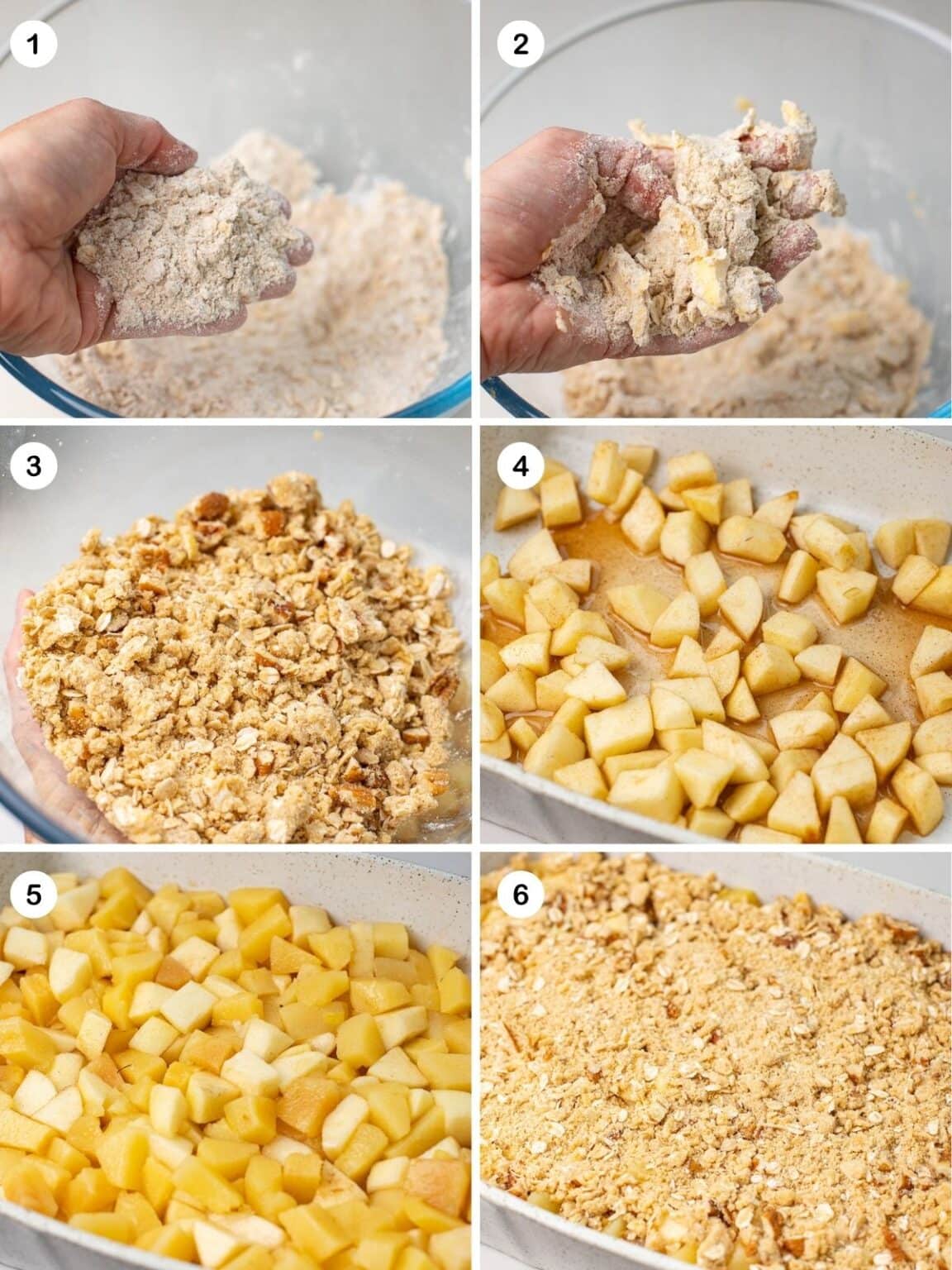 Apple Quince Crumble With Pecan Topping