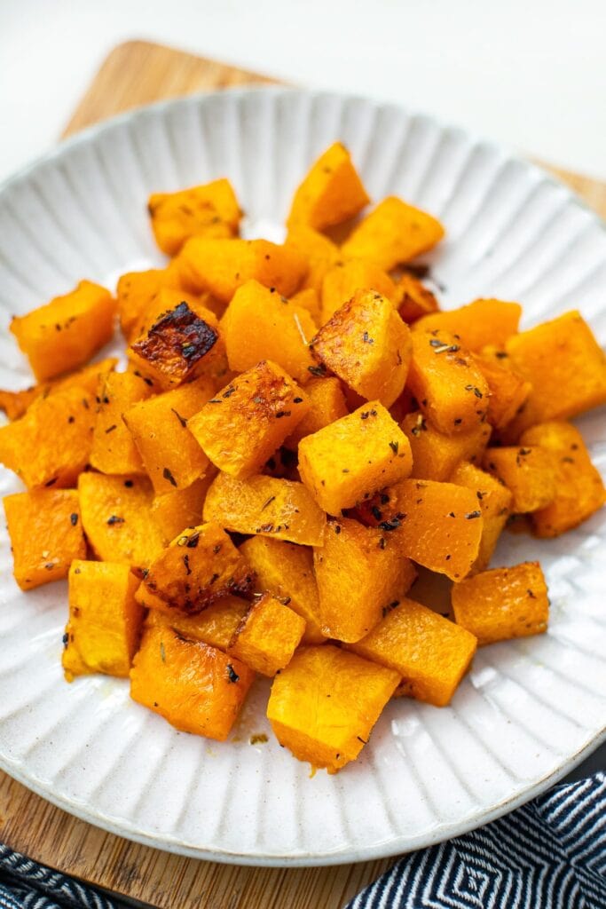 Roasted Butternut Squash Cubes