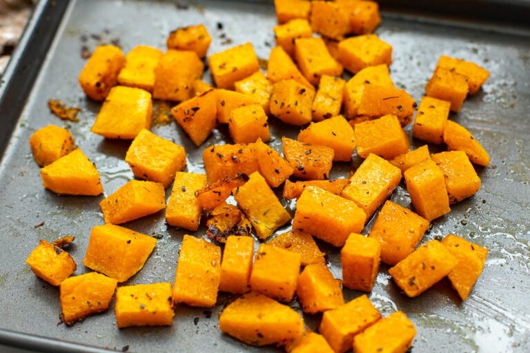 Roasted Butternut Squash Cubes