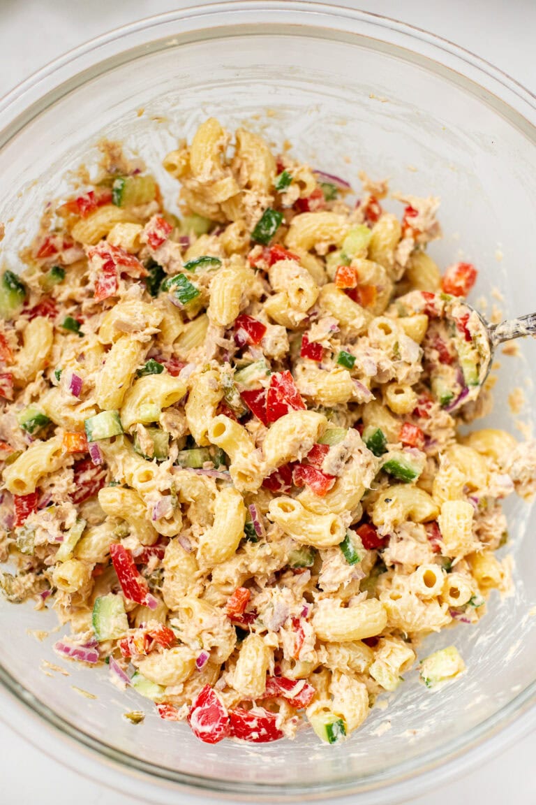 Easy Tuna Pasta Salad Recipe (Creamy & Ready in 30 Minutes!)