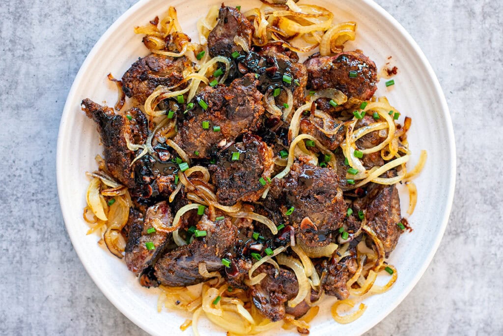 How To Cook Chicken Livers With Onions