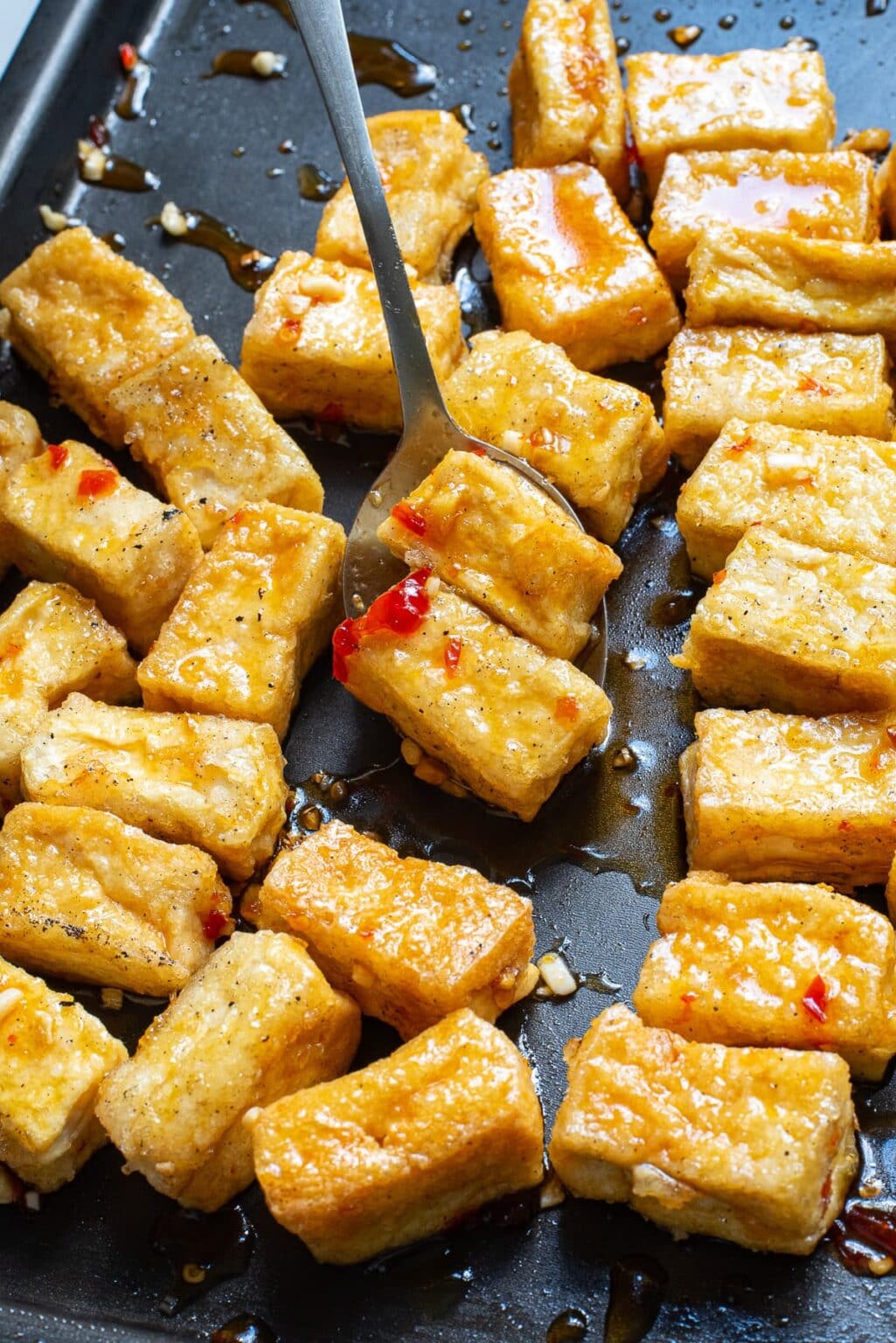 Crispy Tofu Rice Bowls