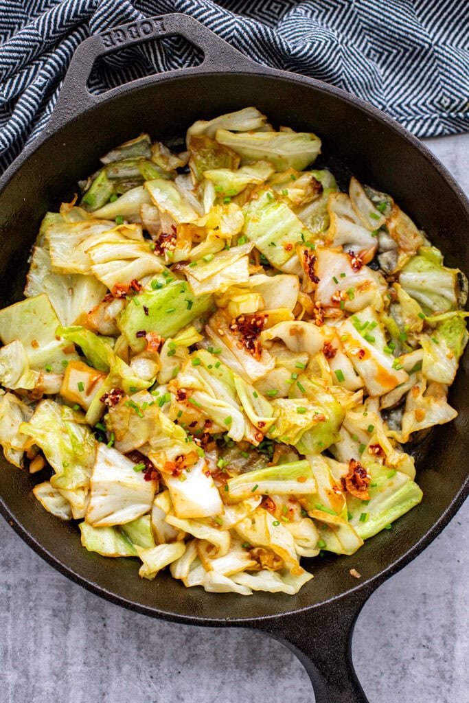 Japanese Cabbage with Soy & Mirin