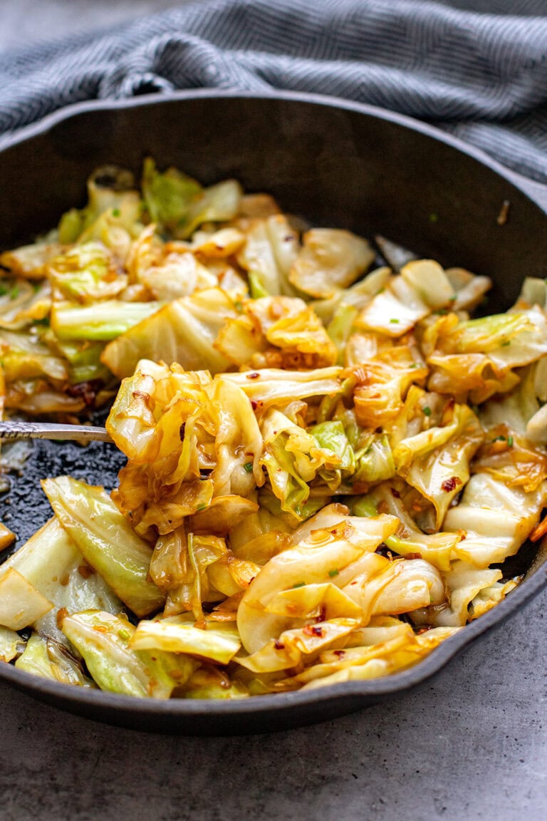 Japanese Cabbage with Soy & Mirin