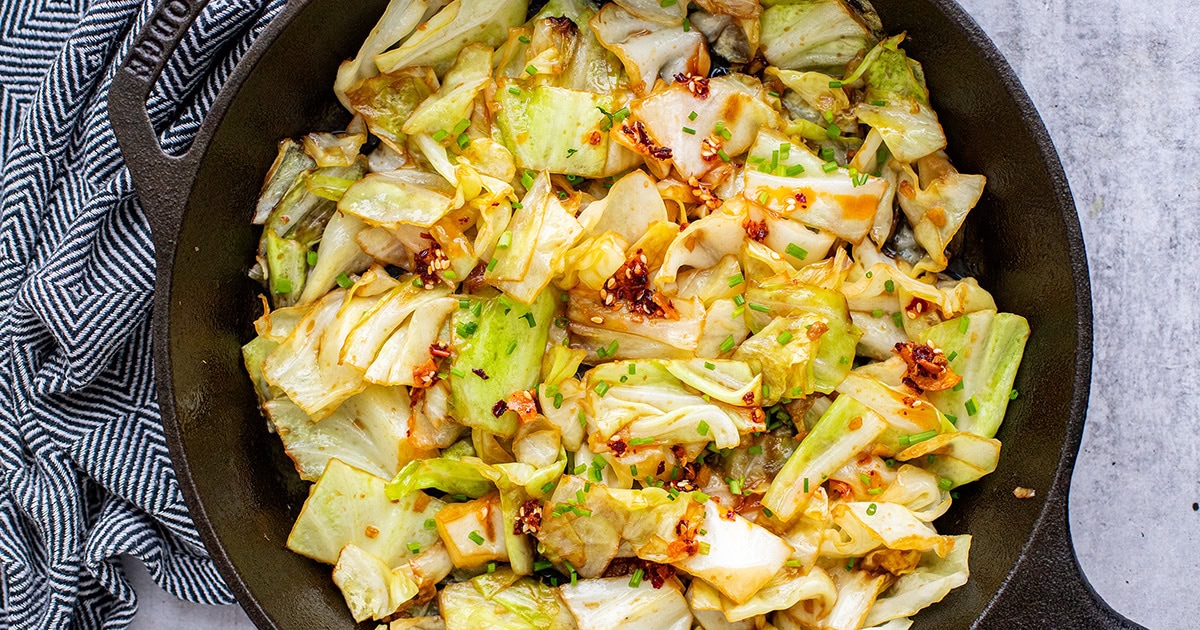 Japanese Cabbage with Soy & Mirin