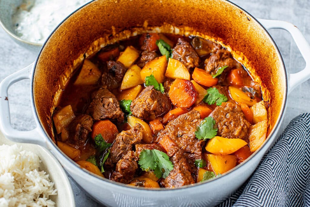 Lamb Pot Roast (Indian-Style)