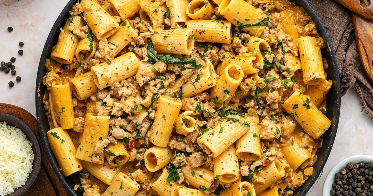 Creamy Italian Sausage Pasta