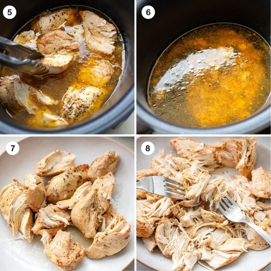 Shredded Chicken in a Slow Cooker | Easy Crock Pot Recipe