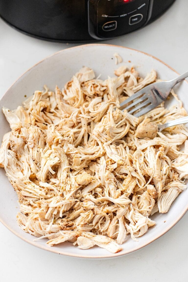 Shredded Chicken in a Slow Cooker | Easy Crock Pot Recipe