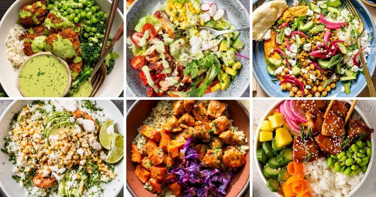 25 Best Chicken Bowls (Healthy Rice, Salad & Meal Prep Ideas)