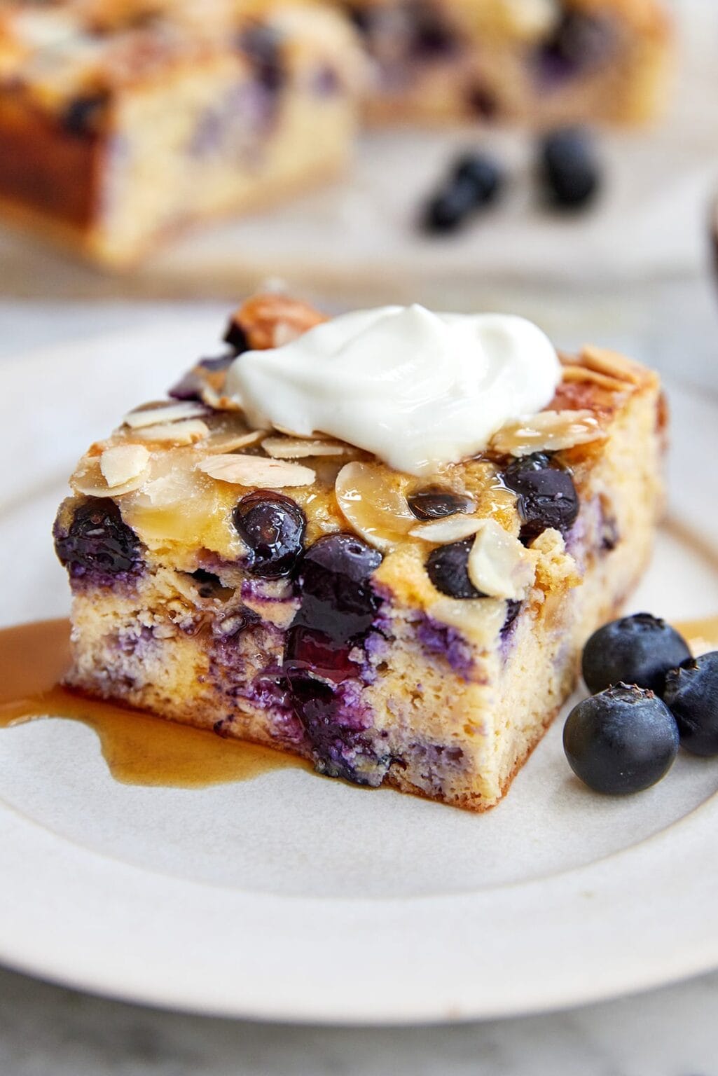 Blueberry Cottage Cheese Breakfast Bake (High-Protein)