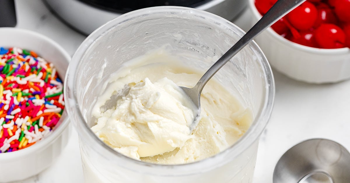 Ninja Creami Vanilla Ice Cream (Easy 5-Ingredient Recipe)