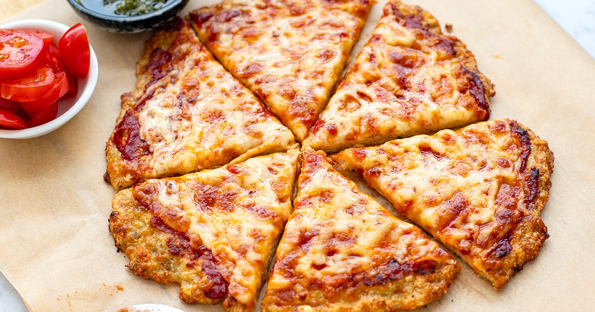 Chicken Crust Pizza (With Two Toppings)